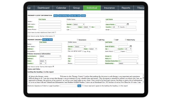 Comprehensive Features for Therapy Practice Management | TheraSoft Online